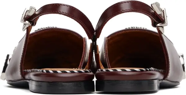 Toga Metal Belt Flats