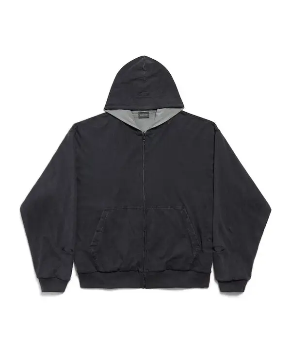 Balenciaga Zip-up Hooded Jacket