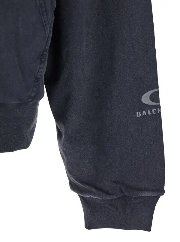 Balenciaga Zip-up Hooded Jacket