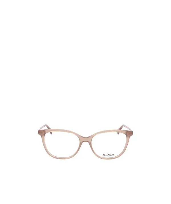Max Mara Square Frame Glasses - Nude