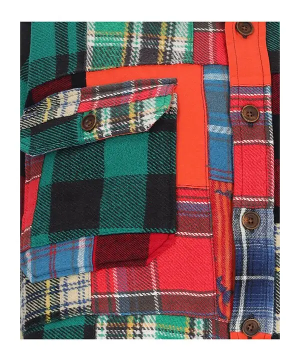 Polo Ralph Lauren Oversized Patchwork Checked Shirt