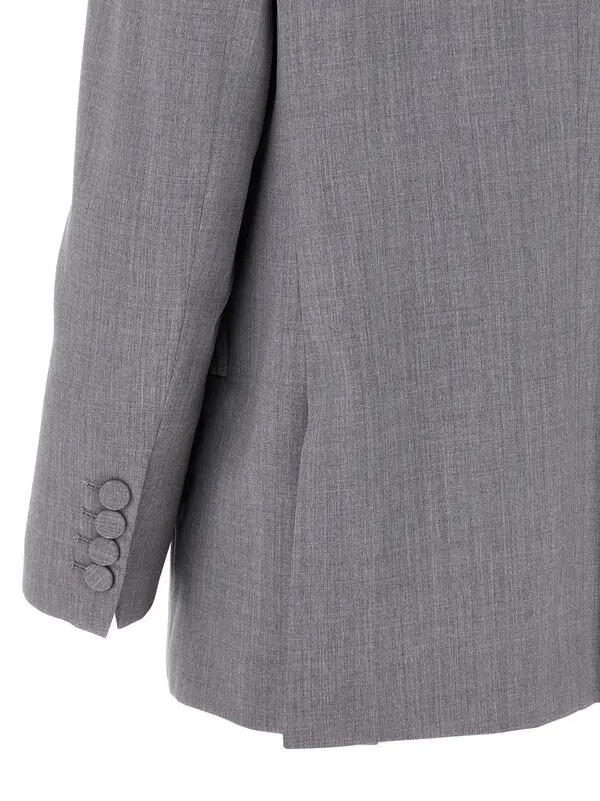 BLAZÉ MILANO Everynight Double-breasted Blazer - Grey