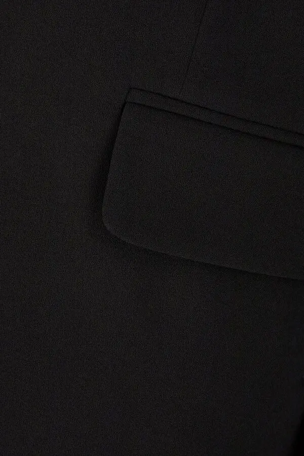 AMI Paris Single-breasted Tailored Blazer - Black