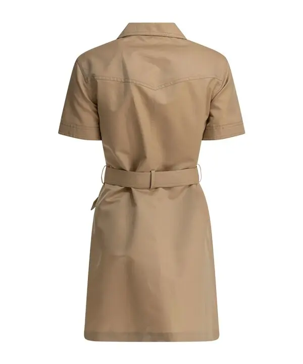 Celine Short Sleeve Belted Dress