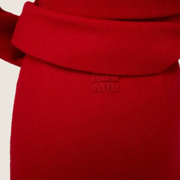 Miu Miu Zip-up Midi Skirt