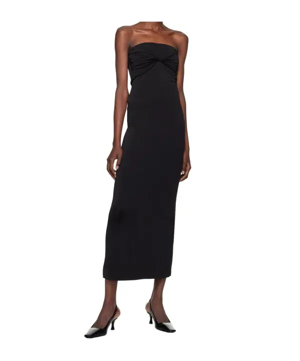 Tove Strapless Twisted Jersey Gown