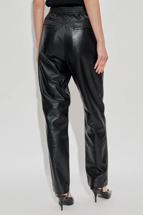 IRO PARIS Drawstring Leather Pants