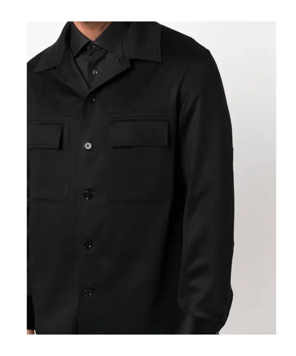 Zegna Shirt-style Casual Jacket - Black