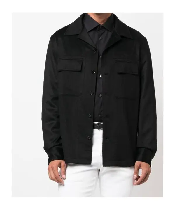 Zegna Shirt-style Casual Jacket - Black