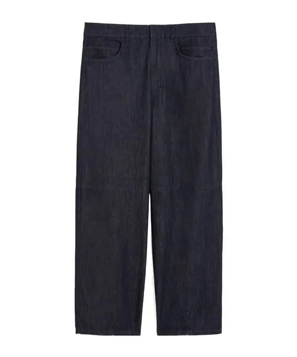 Max Mara John Cropped Jeans - Navy Blue