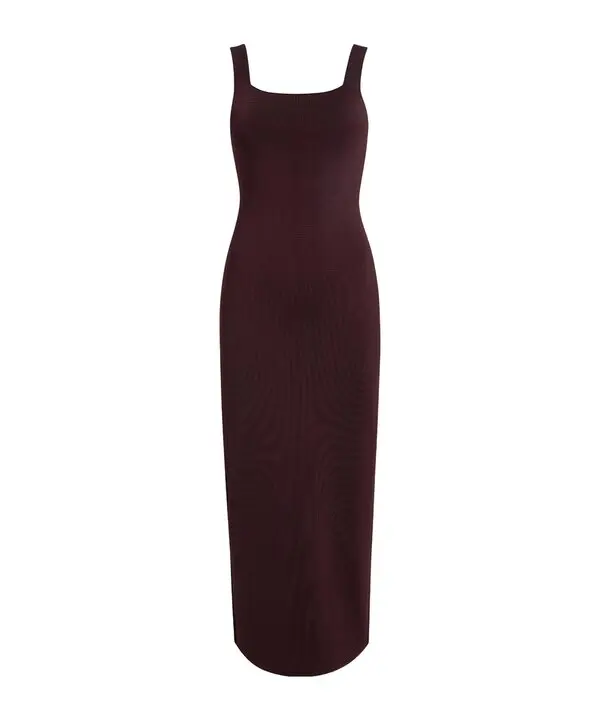 Khaite Dixi Midi Dress - Black