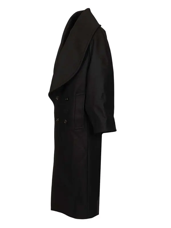 Bottega Veneta Double Breasted Felt Coat