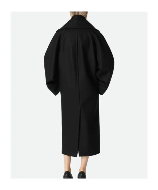 Bottega Veneta Double Breasted Felt Coat