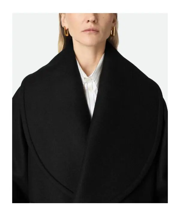 Bottega Veneta Double Breasted Felt Coat