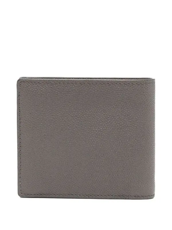 TOD'S Logo-plaque Leather Wallet - Gray