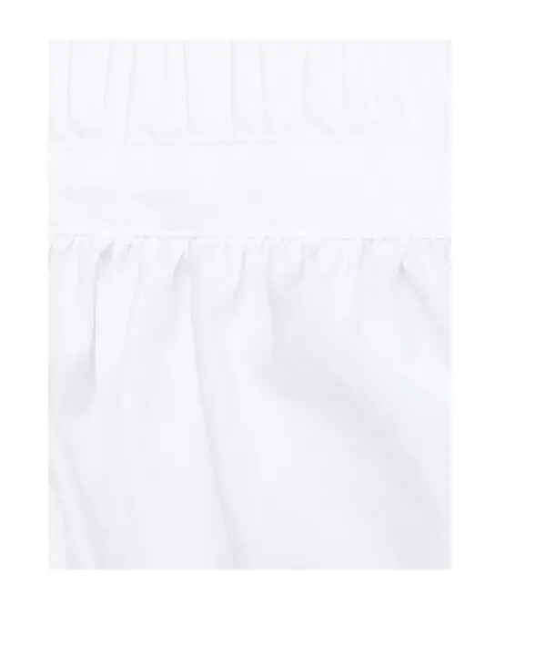 Dries Van Noten Tie-up Ruffled Shirt - White