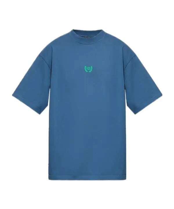 Balenciaga Laurel Classic Medium Fit T-shirt - Blue