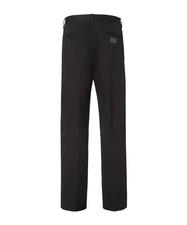Fendi Gabardine Tailored Trousers - Black