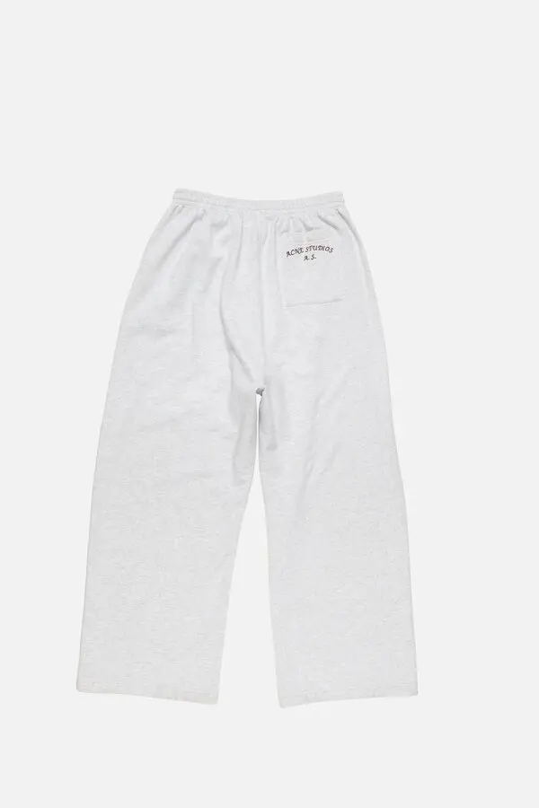 Acne Studios Embroidered Logo Wide-leg Sweatpants