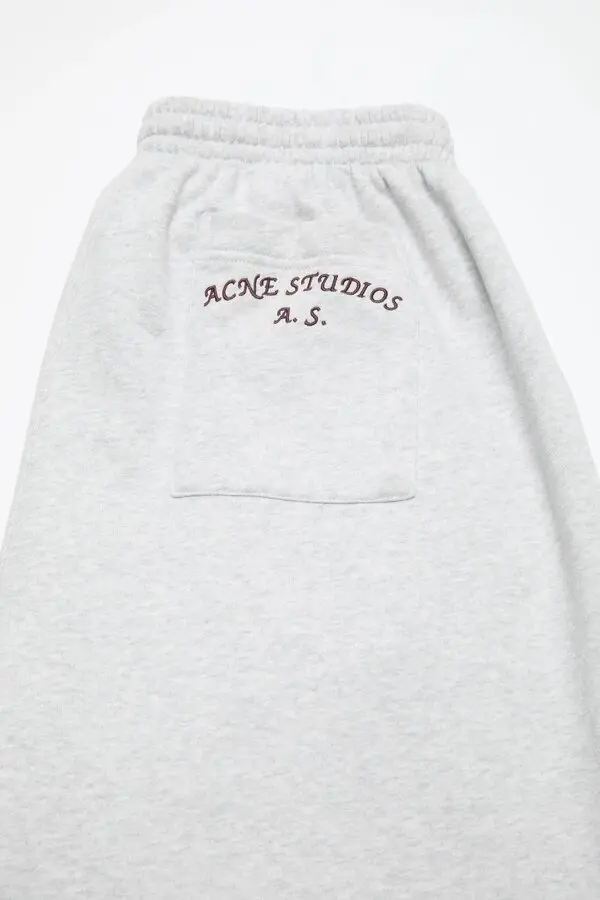 Acne Studios Embroidered Logo Wide-leg Sweatpants