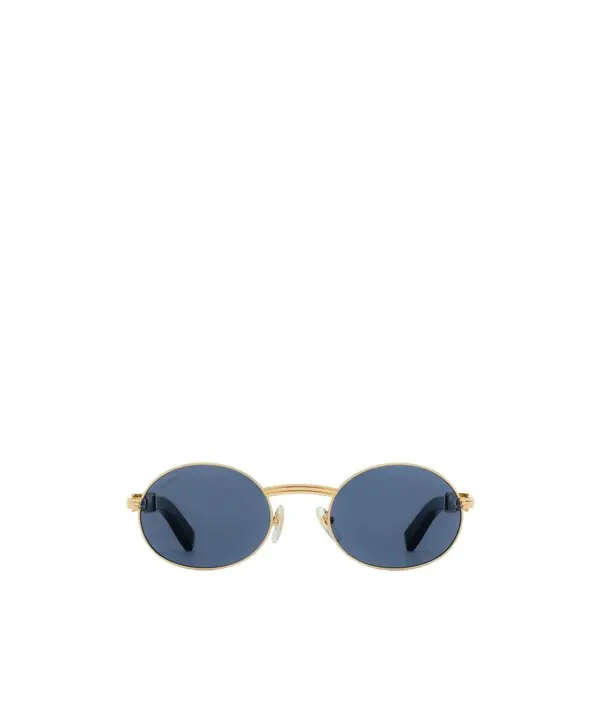 Cartier Giverny Oval Frame Sunglasses - Blue