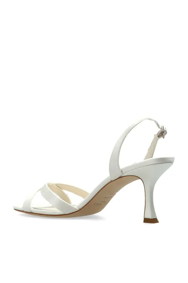JIMMY CHOO Elsy Heeled Sandals - Ivory