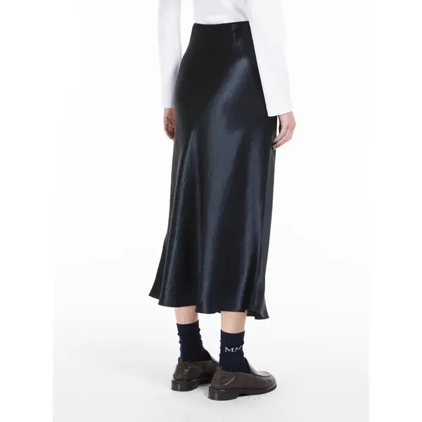Max Mara Alessio Satin Maxi Skirt