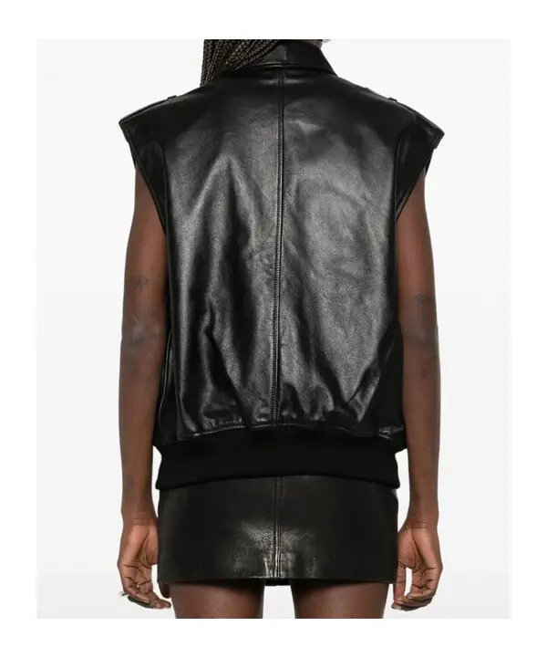 ANINE BING Sonnie Leather Vest