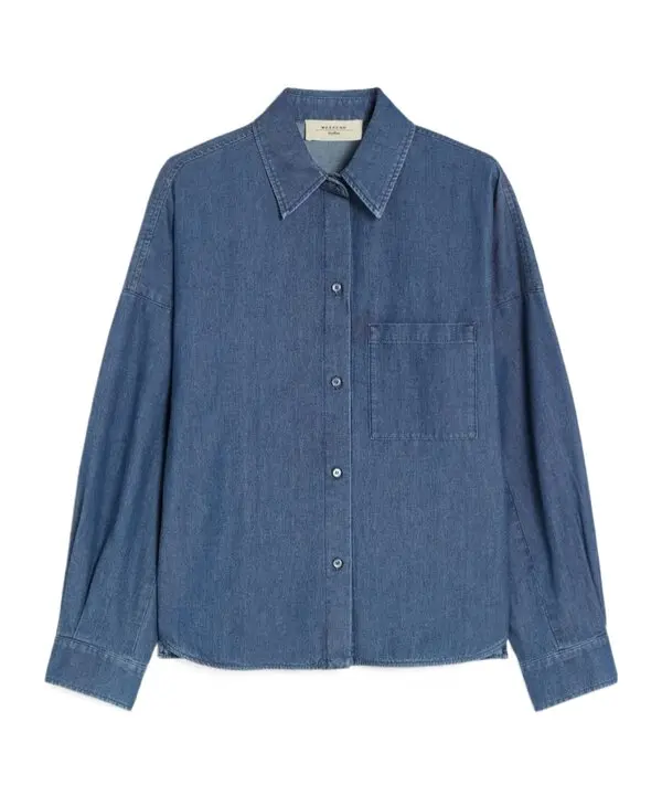 Max Mara Long Sleeve Shirt - Blue