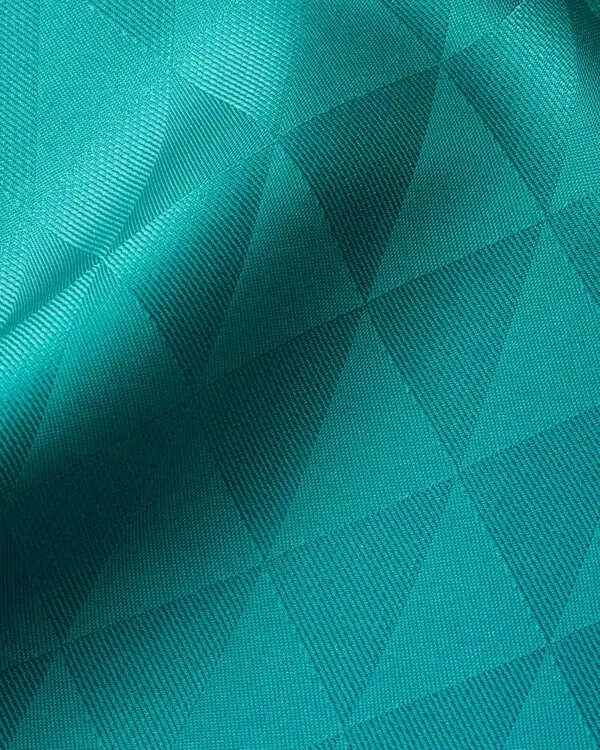 Prada Gradient Printed Scarf - Turquoise