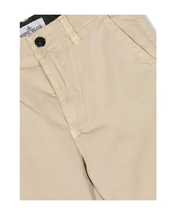 Stone Island Straight Leg Trousers - Nude