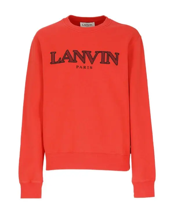 LANVIN Round-necked Sweater With Logo Detail