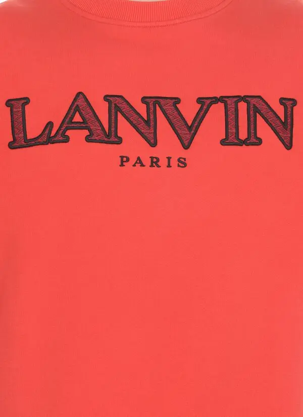 LANVIN Round-necked Sweater With Logo Detail