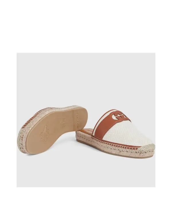 Gucci Interlocking G Slide Espadrilles