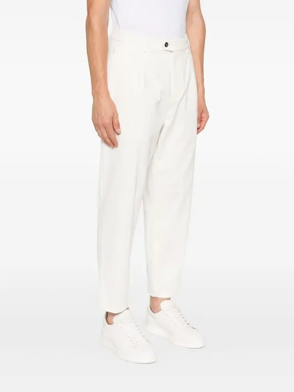 Eleventy Pleated Tapered Trousers - No