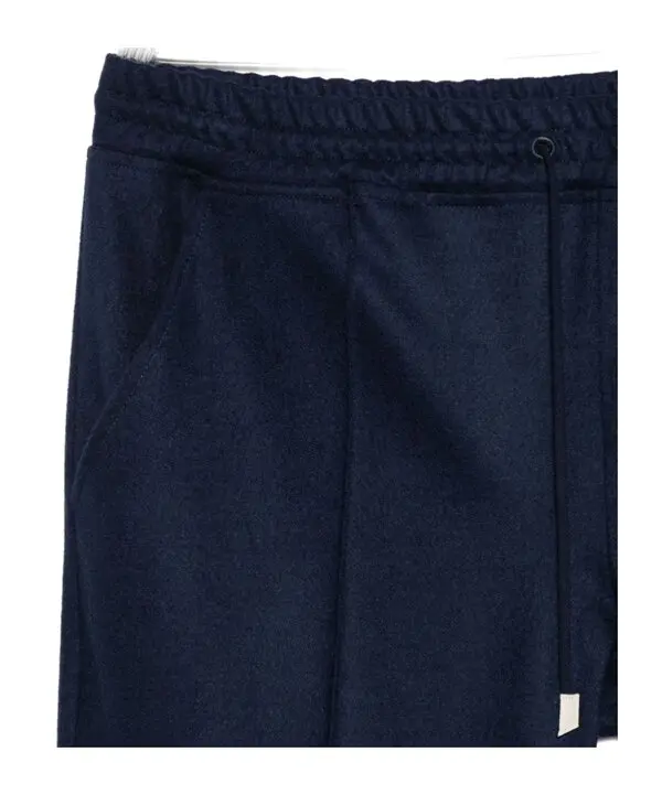 Eleventy Elasticated-waistband Trousers - Black