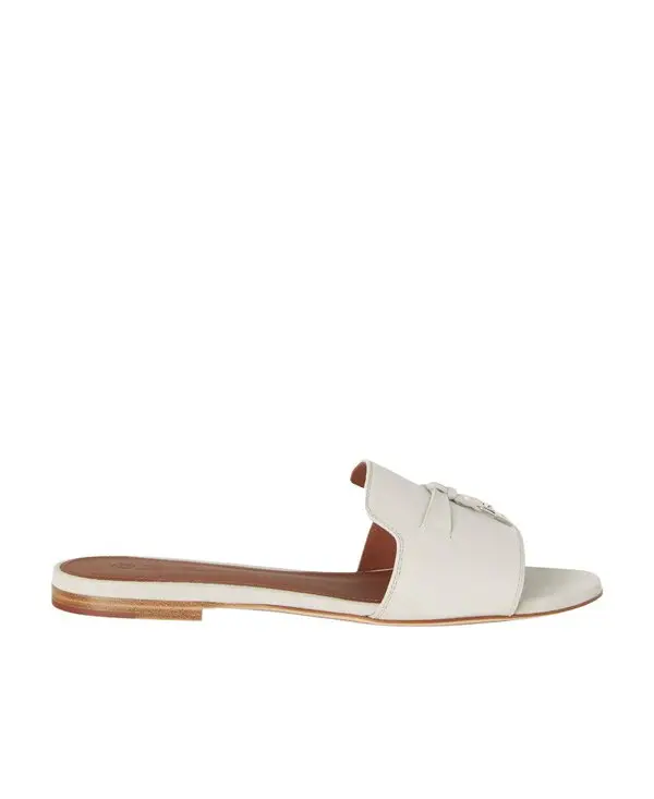 Loro Piana Summer Charms Flat Sandals - Pink Pearl