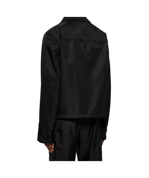 Prada Logo Plaque Long Sleeve Jacket