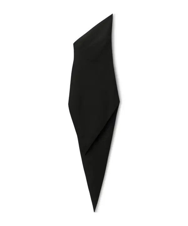 Alexander Wang Asymmetrical Slit Maxi Dress - Black