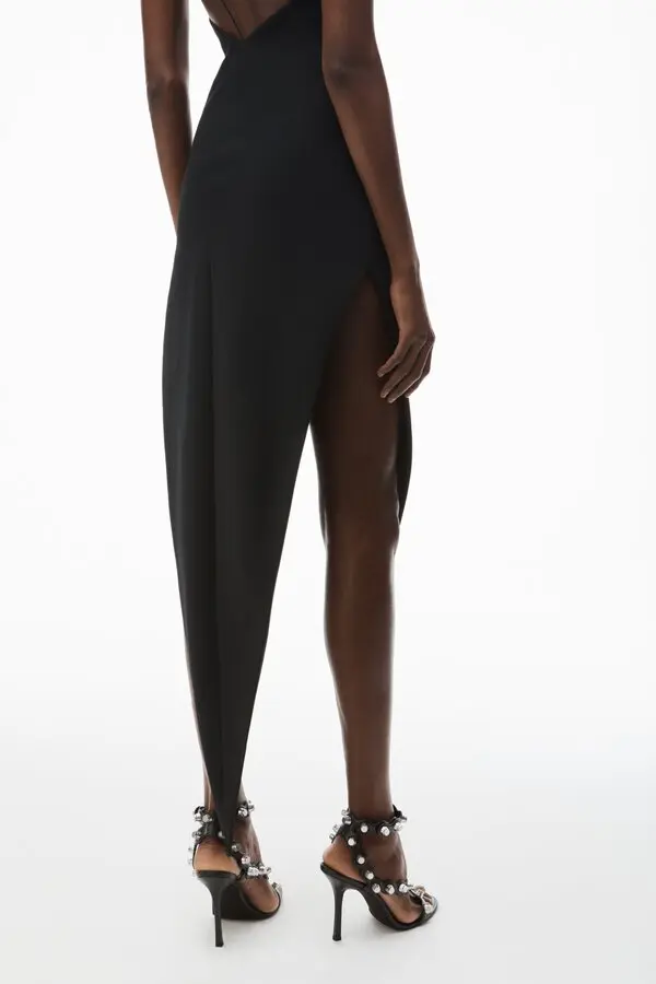 Alexander Wang Asymmetrical Slit Maxi Dress