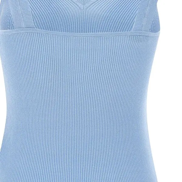 P.a.r.o.s.h Fine-ribbed V-neck Tank Top