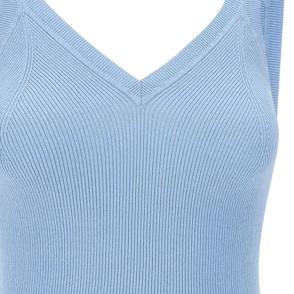 P.a.r.o.s.h Fine-ribbed V-neck Tank Top