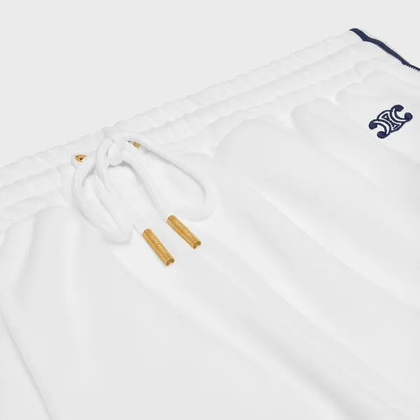 Celine Double Jersey Mini Shorts - White