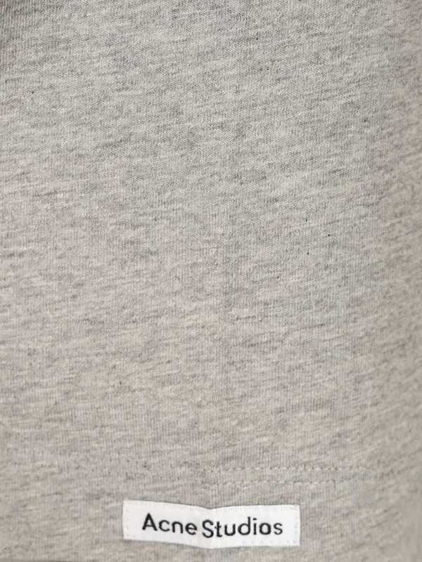 Acne Studios Logo Patch T-shirt - Gray Blend