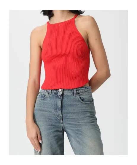 COURREGES Ribbed Knit Vest