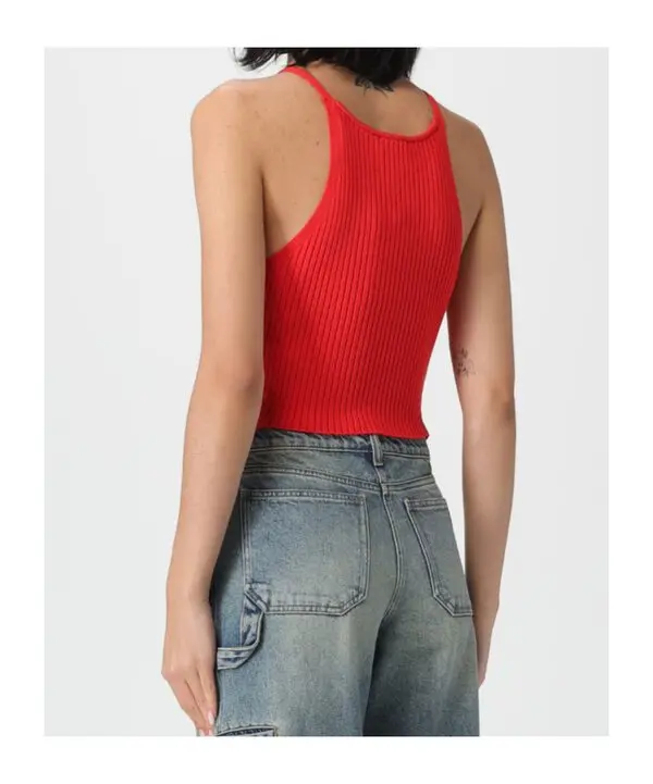 COURREGES Ribbed Knit Vest