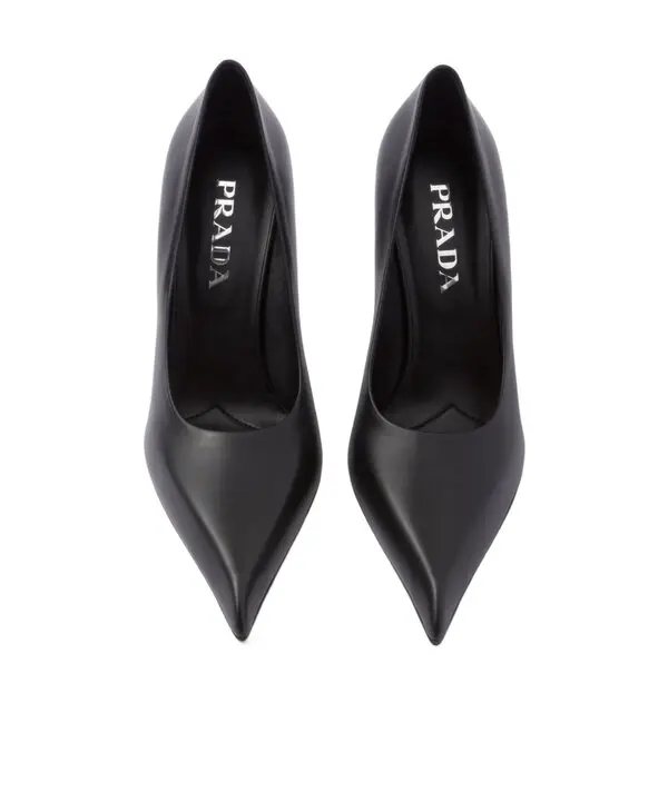Prada Pointed-toe Slip-on Pumps - Black