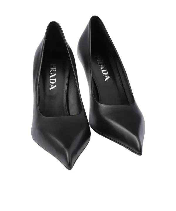 Prada Pointed-toe Slip-on Pumps - Black