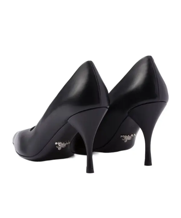 Prada Pointed-toe Slip-on Pumps - Black