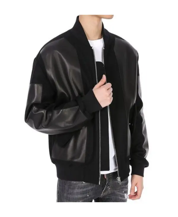 Alexander McQueen Paneled Bomber Jacket